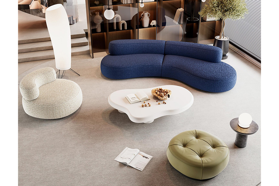 livingroom furniture factory Box sofa , Vacuum packed sofa sofa in a ...